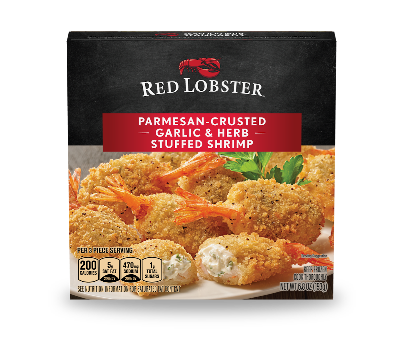 Parmesan-Crusted Garlic & Herb Stuffed Shrimp | Red Lobster At Home